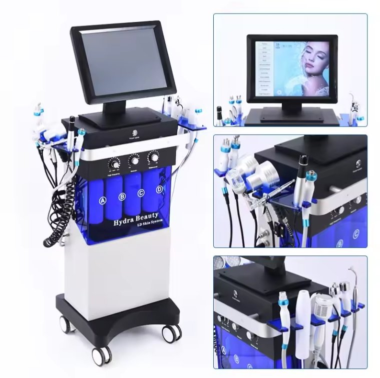 14 in 1 Multifunction facial skin care hydra beauty machine for skin ...