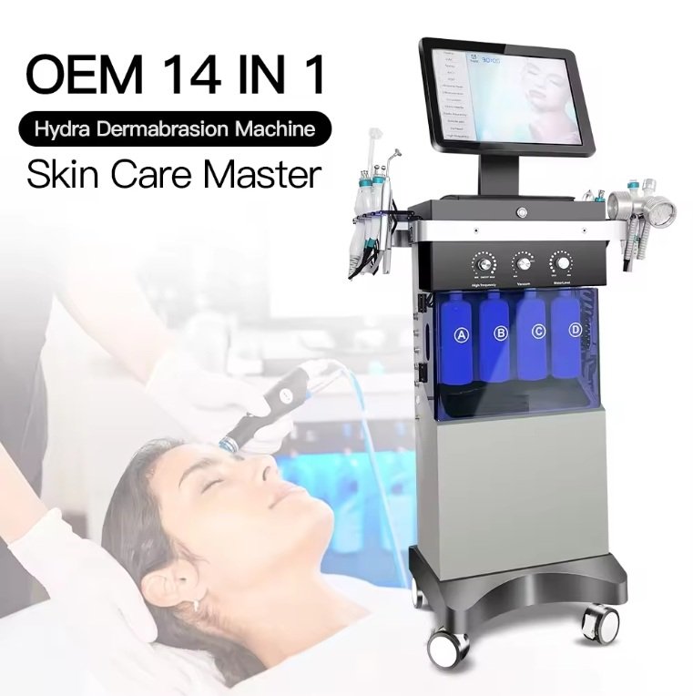 14 in 1 Multifunction facial skin care hydra beauty machine for skin ...